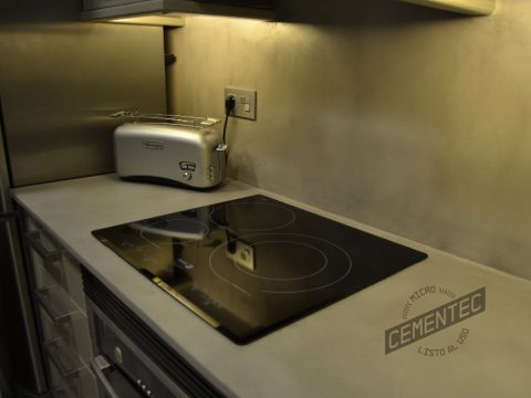 Microcement countertop 🥇 Aesthetic and functional design