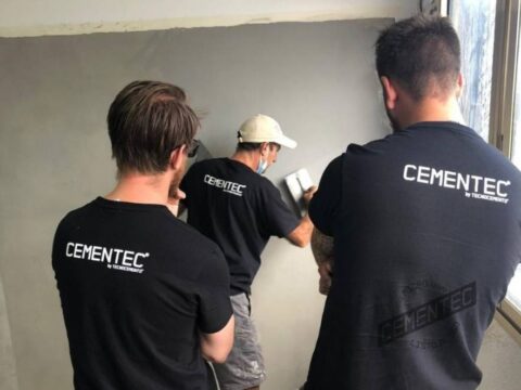Cementec microcement kit depending on the surface or room