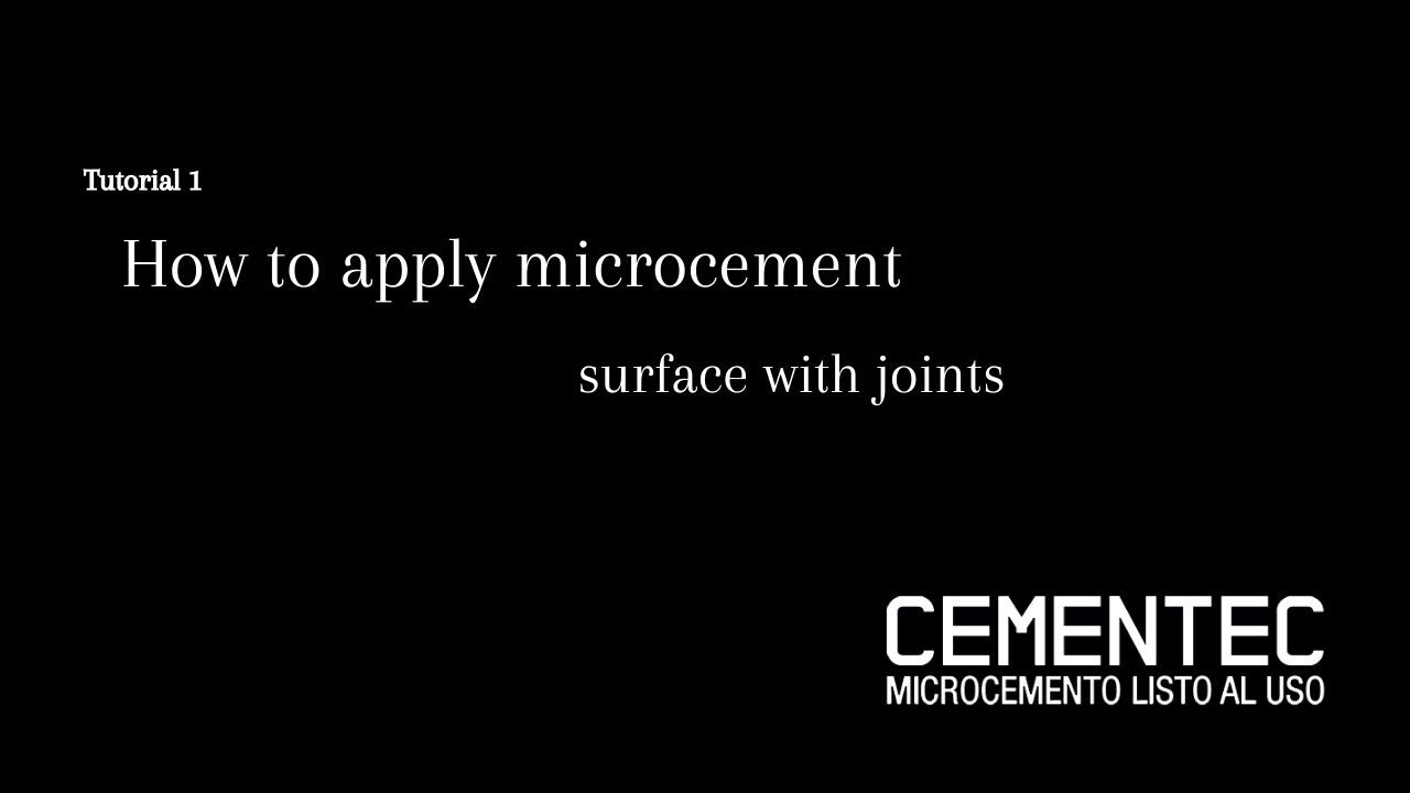 Microcement ready to use | CEMENTEC